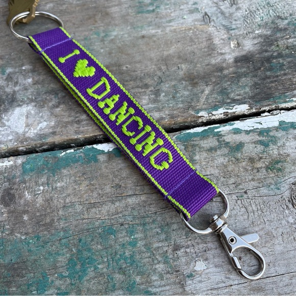 Accessories | I Love Dancing Key Ring Fob | Poshmark